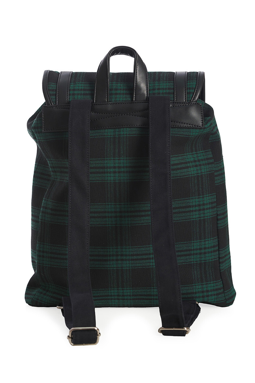 Lost Queen Yamy Tartan Skull Drawstring Plaid Punk Emo Handbag Backpack ...