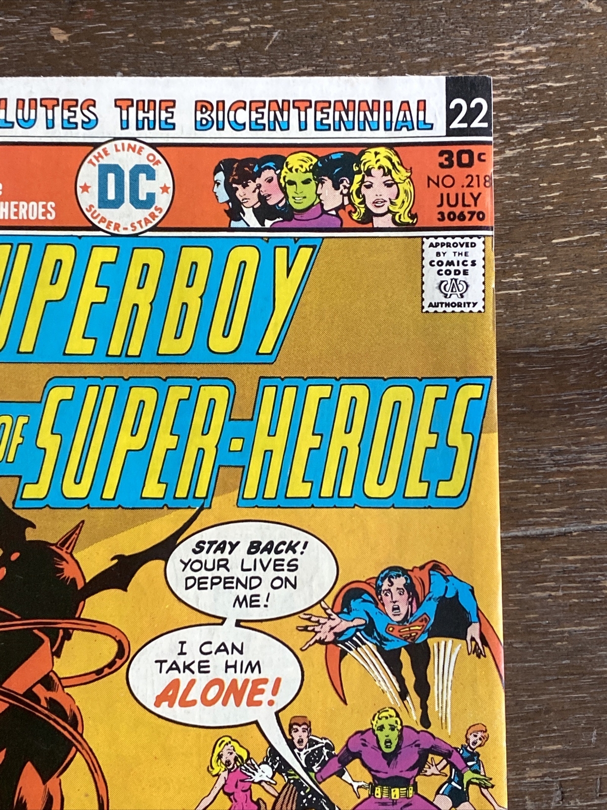 Superboy Starring the Legion of Super-Heroes #218 (DC 1976) VF+ | eBay