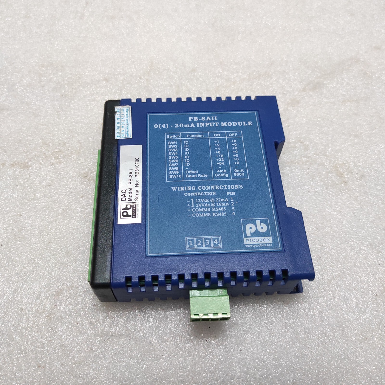 PICO BOX PB-8AII INPUT MODULE | eBay