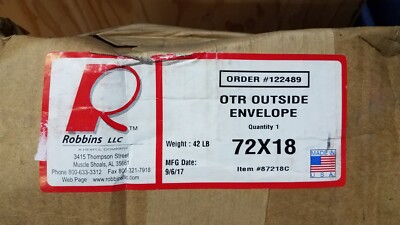 ROBBINS 87218 OTR OUTSIDE ENVELOPE 72 X 18 NIB | eBay