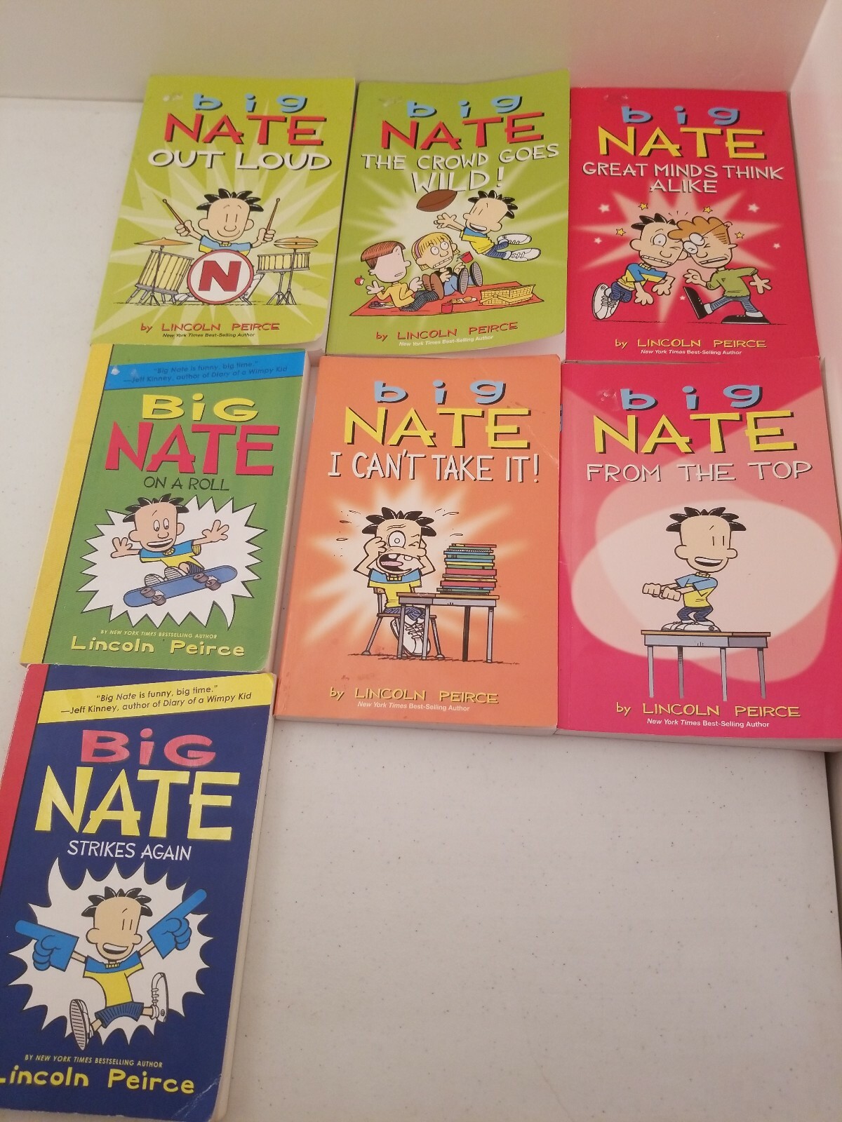Big Nate Big Nate Goes For Broke Lincoln Pierce 7 Books from the top ...