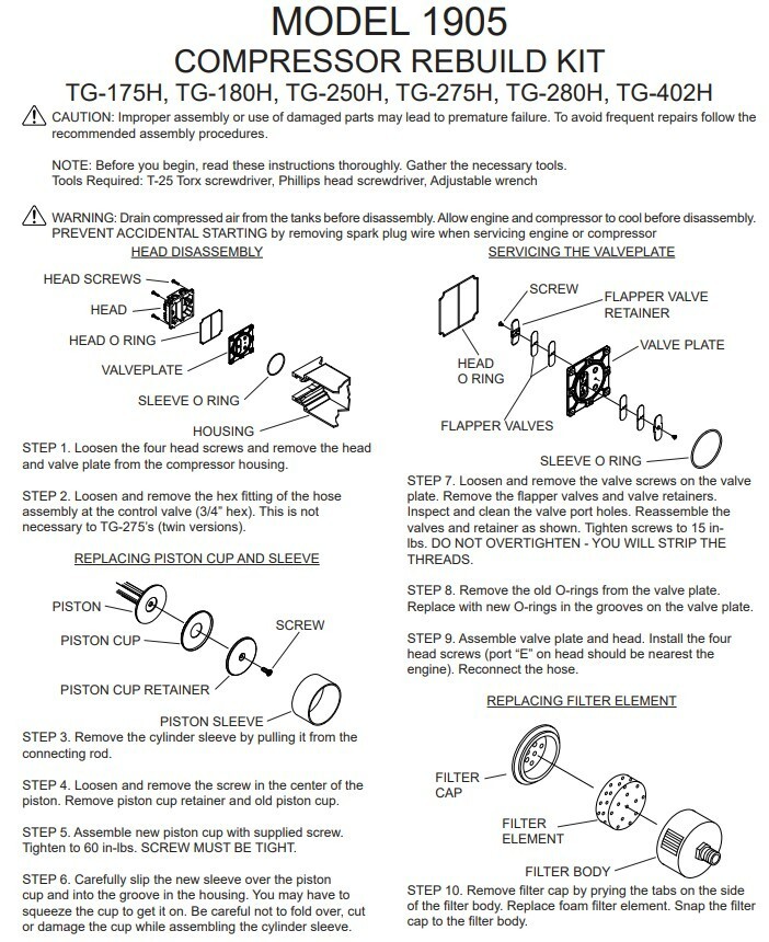 Brownies Third Lung Compressor Cup Seal Only Replacement Rebuild ...