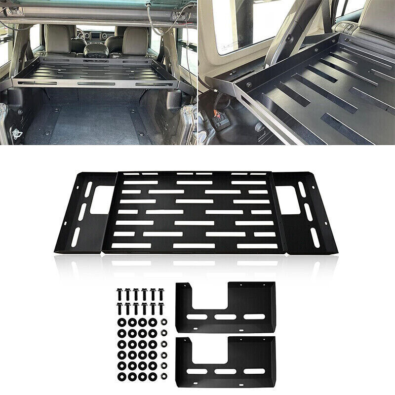 Interior Storage Luggage Carrier Rear Cargo Rack For 18-21 Jeep ...