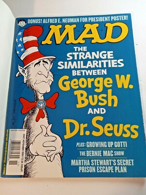 Mad Magazine #447 November 2004 George W. Bush Dr. Seuss - Near Mint | eBay