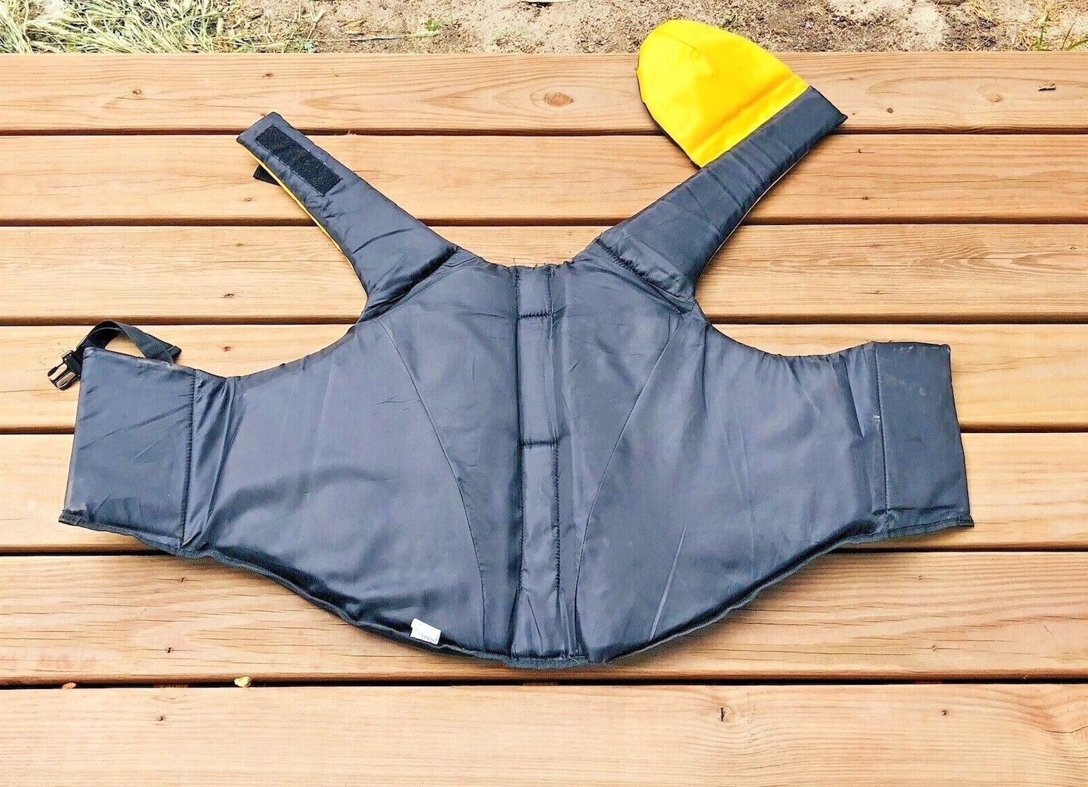 Sierra Dog Supply Floatation Life Vest w Chin Float Sz Lg Blk/Yel ...