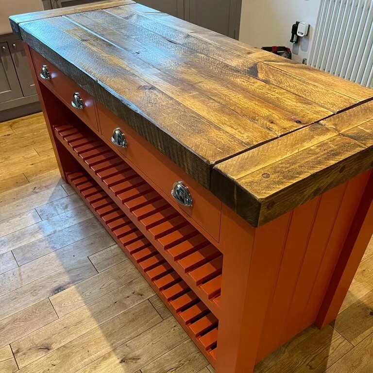 Butcher Block Kitchen Island Breakfast Bar Made to Order 12 week lead ...