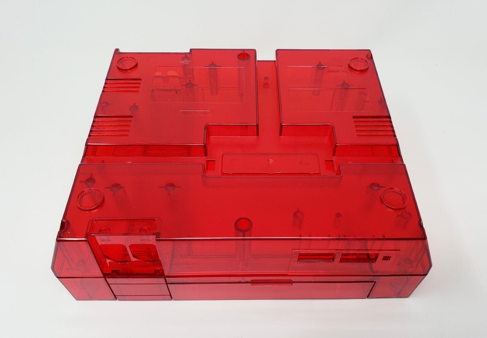 Nintendo NES Replacement Console Shell - Clear Red | eBay