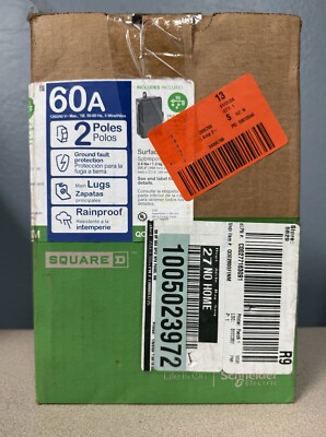 Square D QO 60 Amp 2-Space 4-Circuit Spa Panel Main Lug Load Center | eBay