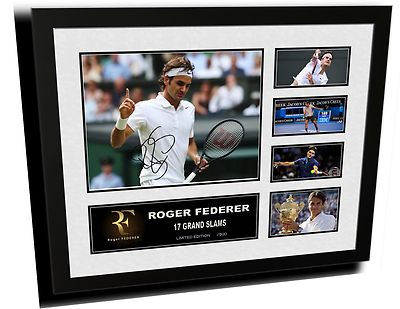 ROGER FEDERER SIGNED LIMITED EDITION FRAMED MEMORABILIA | eBay Australia