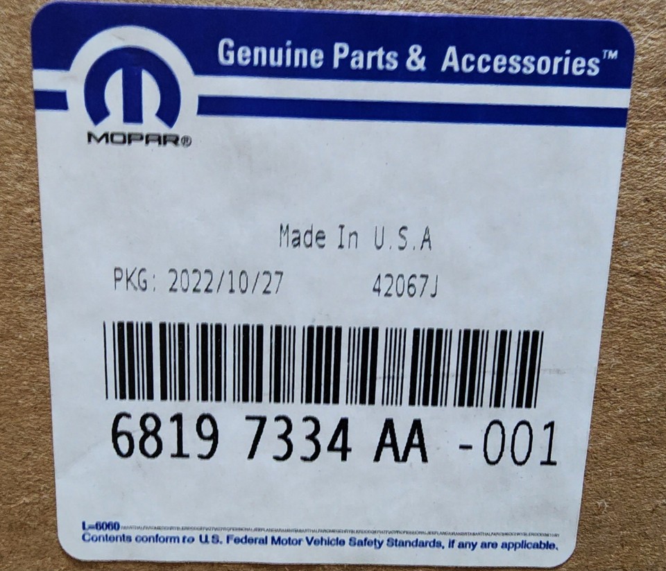 2013-2023 Ram 1500 Laramie Front Radiator Support Genuine OEM ...