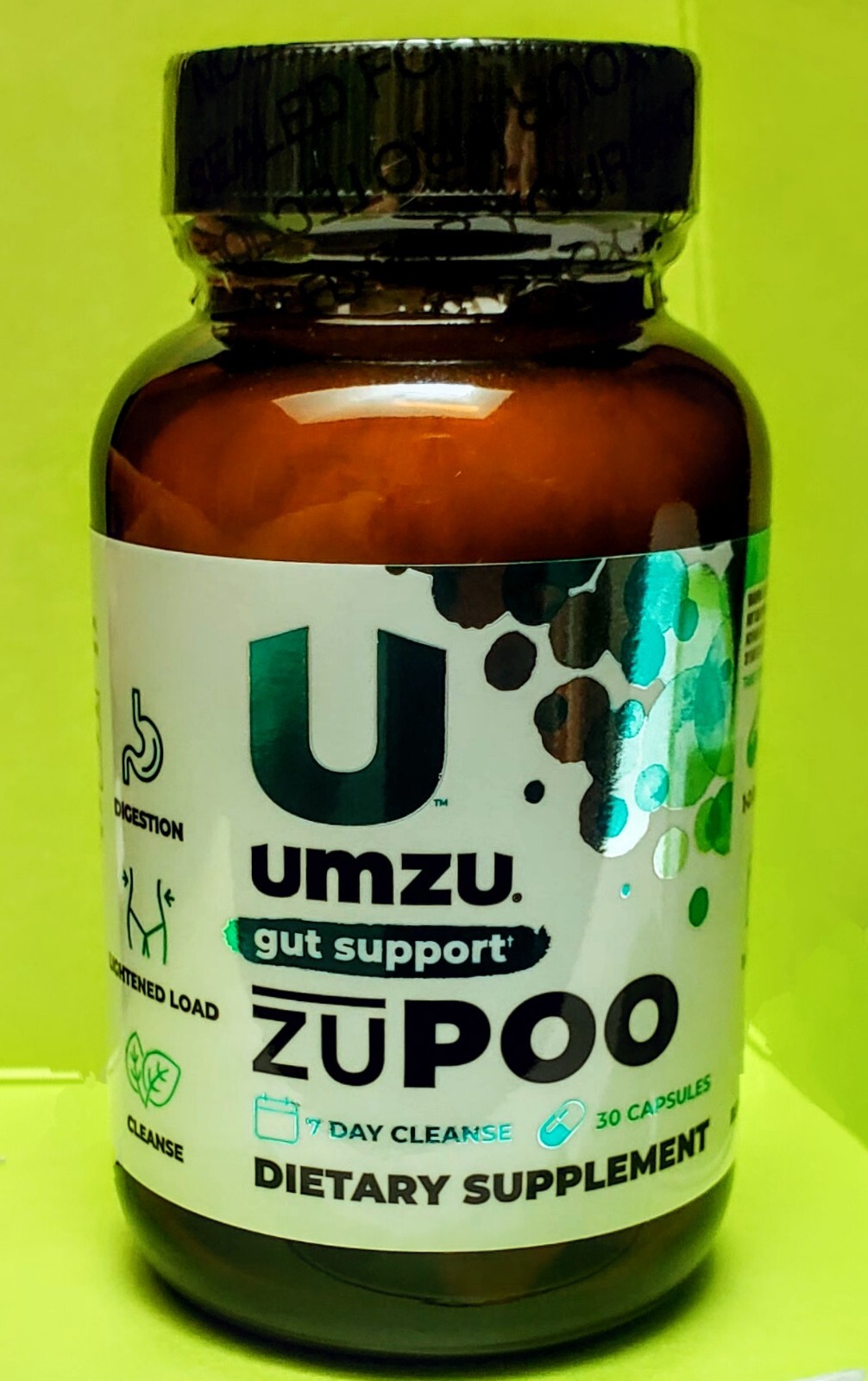 Umzu zuPoo Colon Cleanse & Gut Support Supplement - 30 Capsules for ...