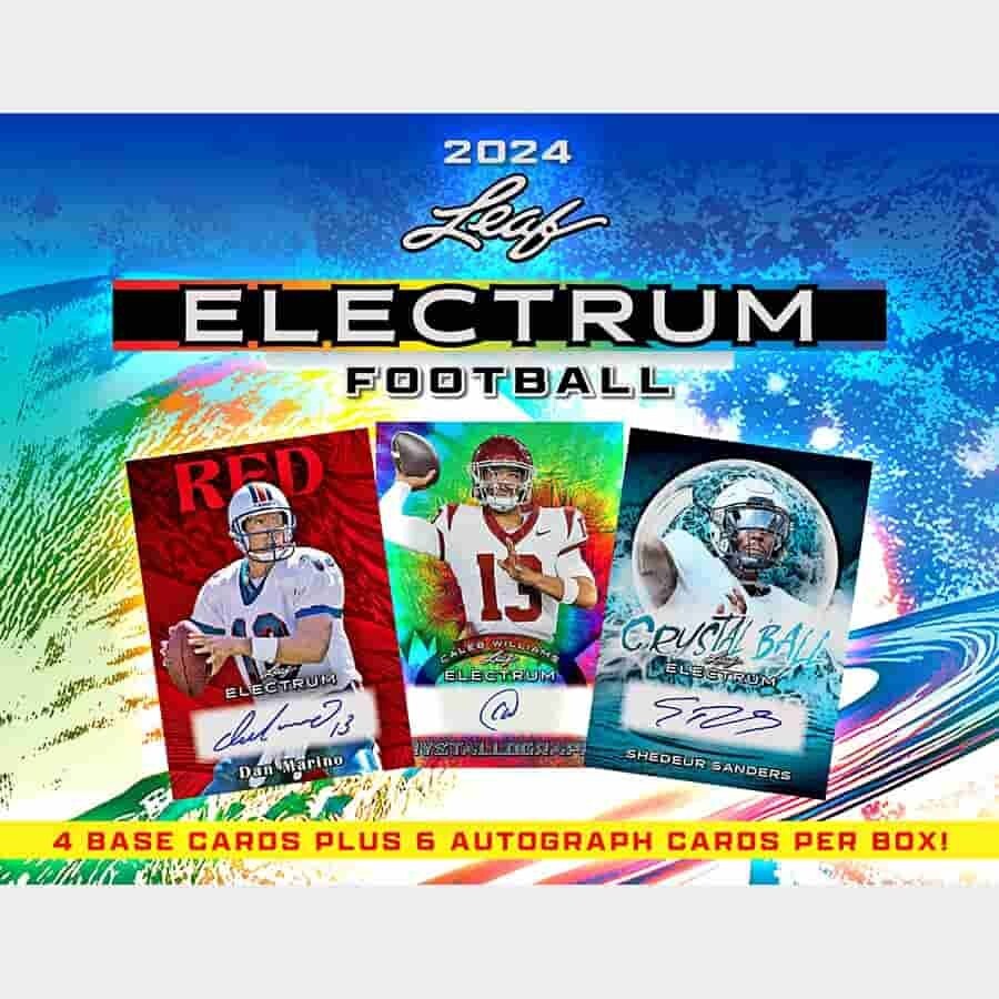 2024 Leaf Electrum Football Hobby BOX factory sealed 24LEFELE | eBay