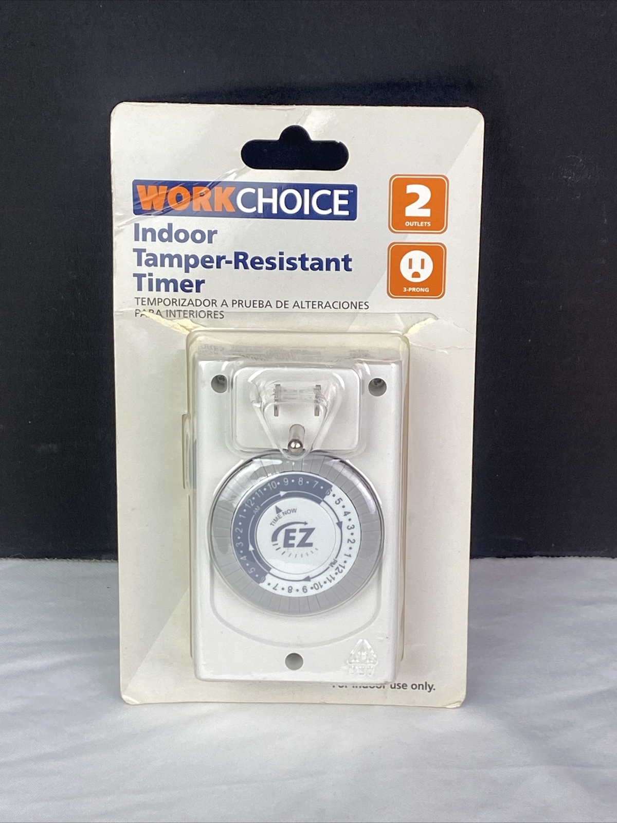 WorkChoice Indoor Tamper-Resistant Timer with 2 Outlets (wp1) for sale ...