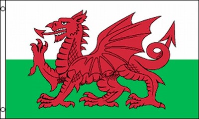 Flag of Wales 3x5 Welsh Banner UK Red Dragon of Cadwaladr King of ...