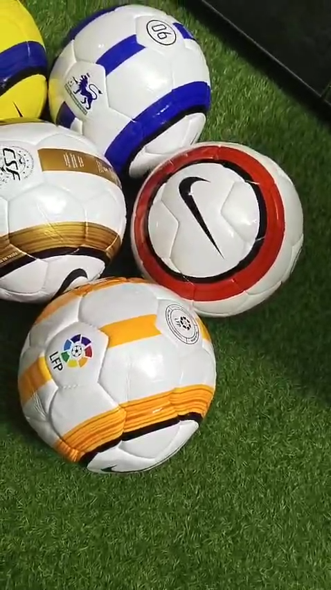 5X Rare Nike T90 Aerow F.A Premier League 2005-2006 match Soccer ball ...