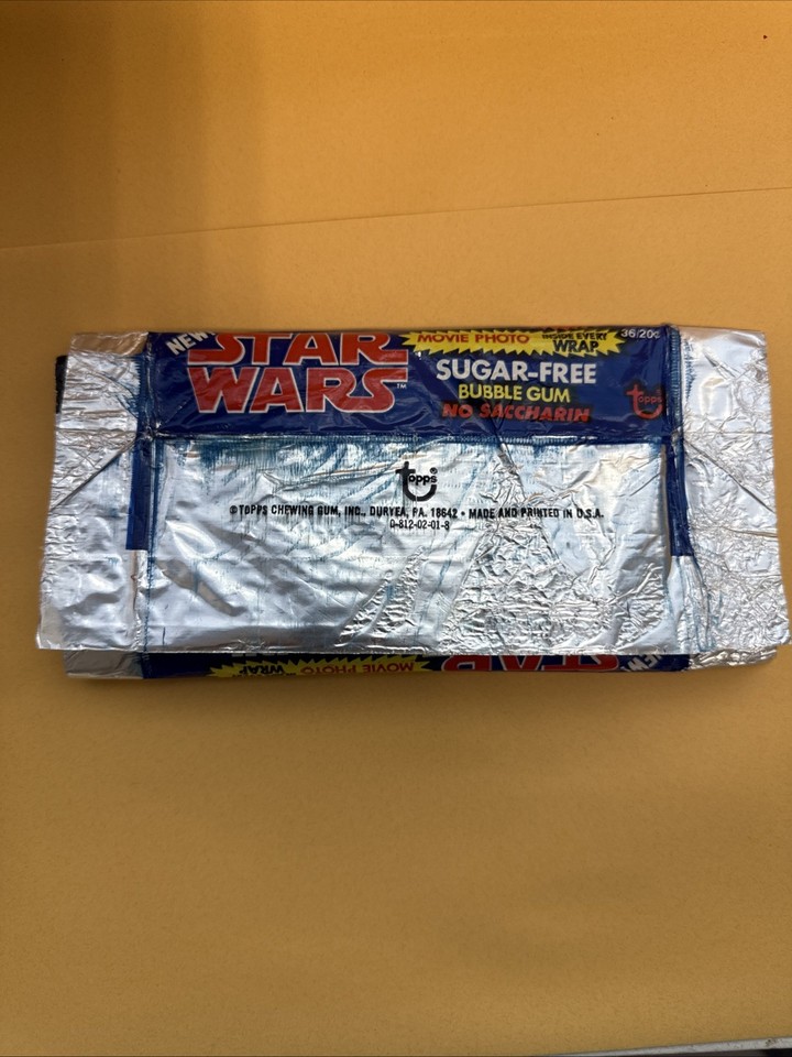 Topps 1977-1978 Star Wars Anh Sugar Free Gum with Movie Photo Prints ...