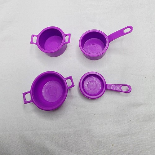 Vintage Mattel Barbie Dream House Purple Pots & Pan Play Set | eBay