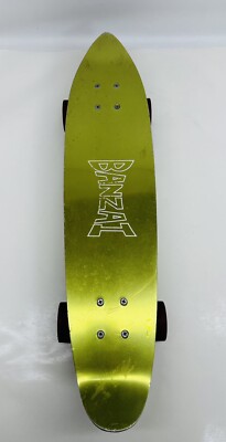 Banzai Aluminum Skateboard Translucent Green Retro Edition | eBay