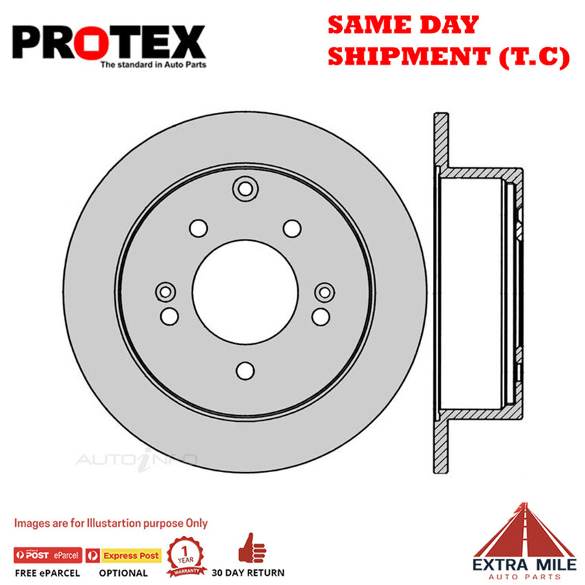 1X PROTEX Rotor - Rear For KIA CERATO TD 4D Sdn FWD… | eBay