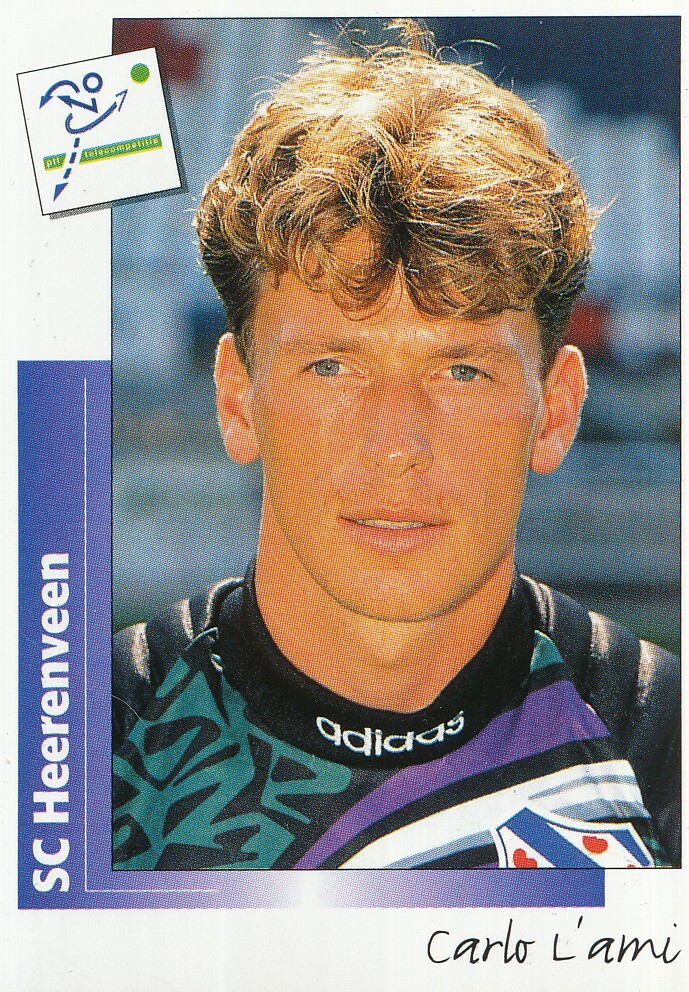 183 CARLOS L'AMI # NETHERLANDS SC.HEERENVEEN STICKER PANINI VOETBAL 96 ...