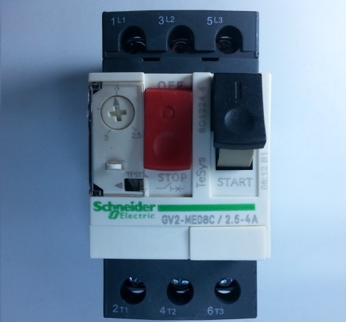 GV2MC02 + GV2-ME08C Schneider Enclosure With Motor Circuit Breaker 2.5 ...