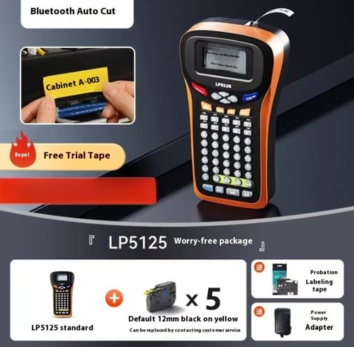Communication Cable Label Printer Handheld Portable Bluetooth Marking ...