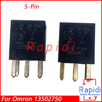 2PCS Automotive Power Relay 12VDC Replace For Omron 13502750 5-Pin G8V ...