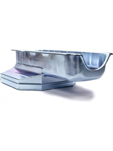 Champ Pans Engine Oil Pan Competition Rear Sump 8 qt 7 in Deep Steel Zi ...