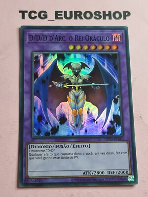 D/D/D ORACLE KING D'ARC YUGIOH OP19 SUPER RARE PORTUGUESE NM #151 | eBay