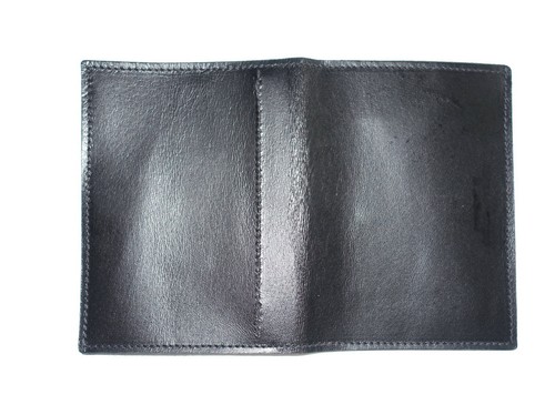 GERMAN ARMY WWII WW2 REPRO BLACK LEATHER DOCUMENT SOLDBUCH WALLET POUCH ...