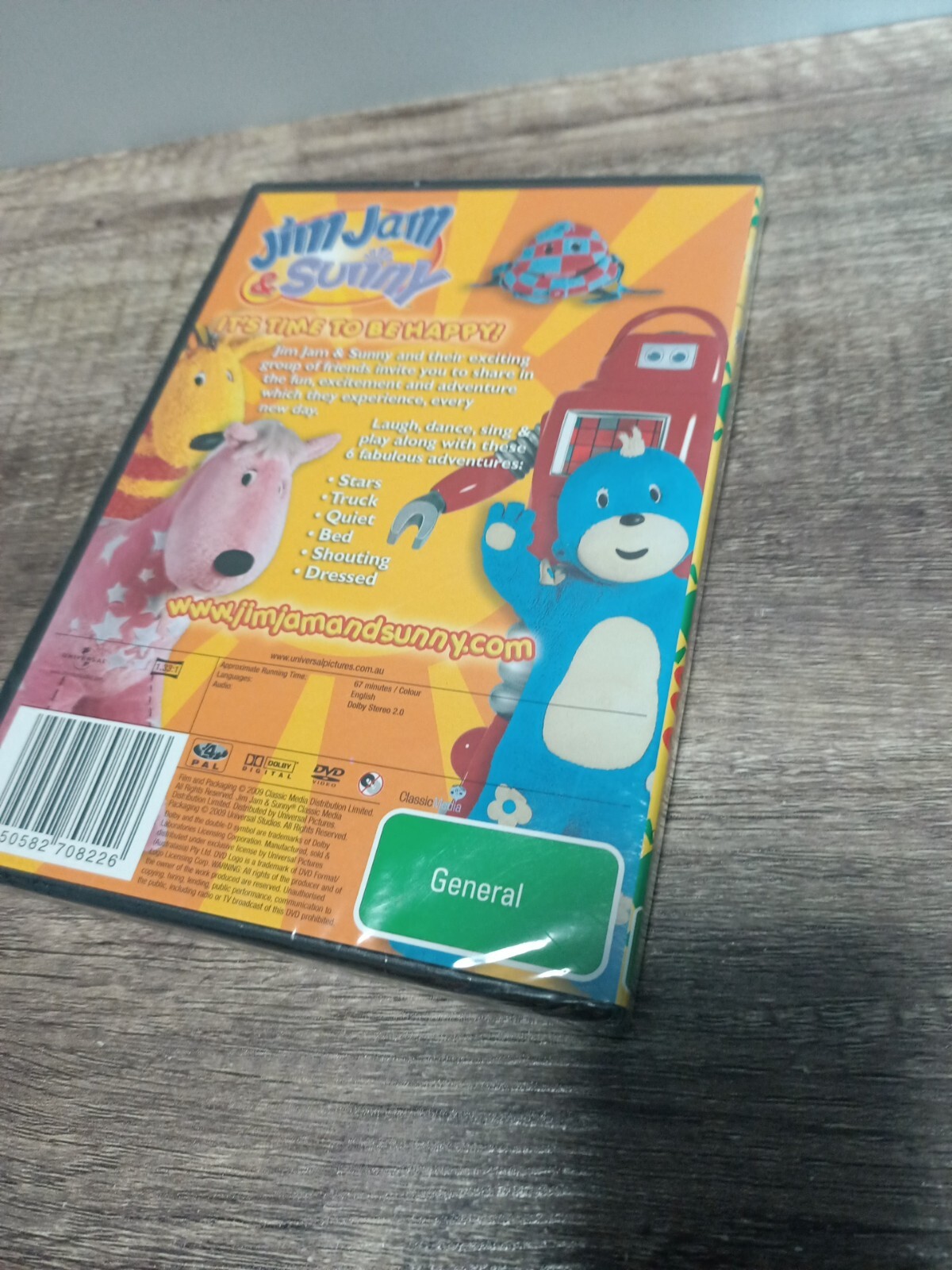 Jim Jam & Sunny - Time To Be Happy (DVD, 2006) for sale online | eBay