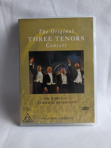 The Original Three Tenors Concert (DVD, 1990) Region 0 | Decca Music ...