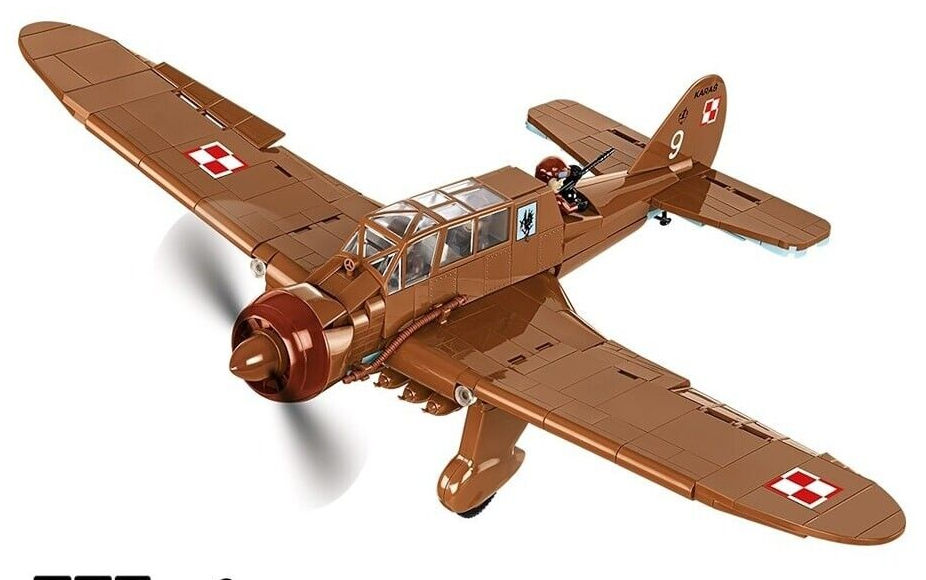 Cobi 5751 PZL.23 Karaś Poland bomber WWII 1939 NEW scale 1:32 bricks ...