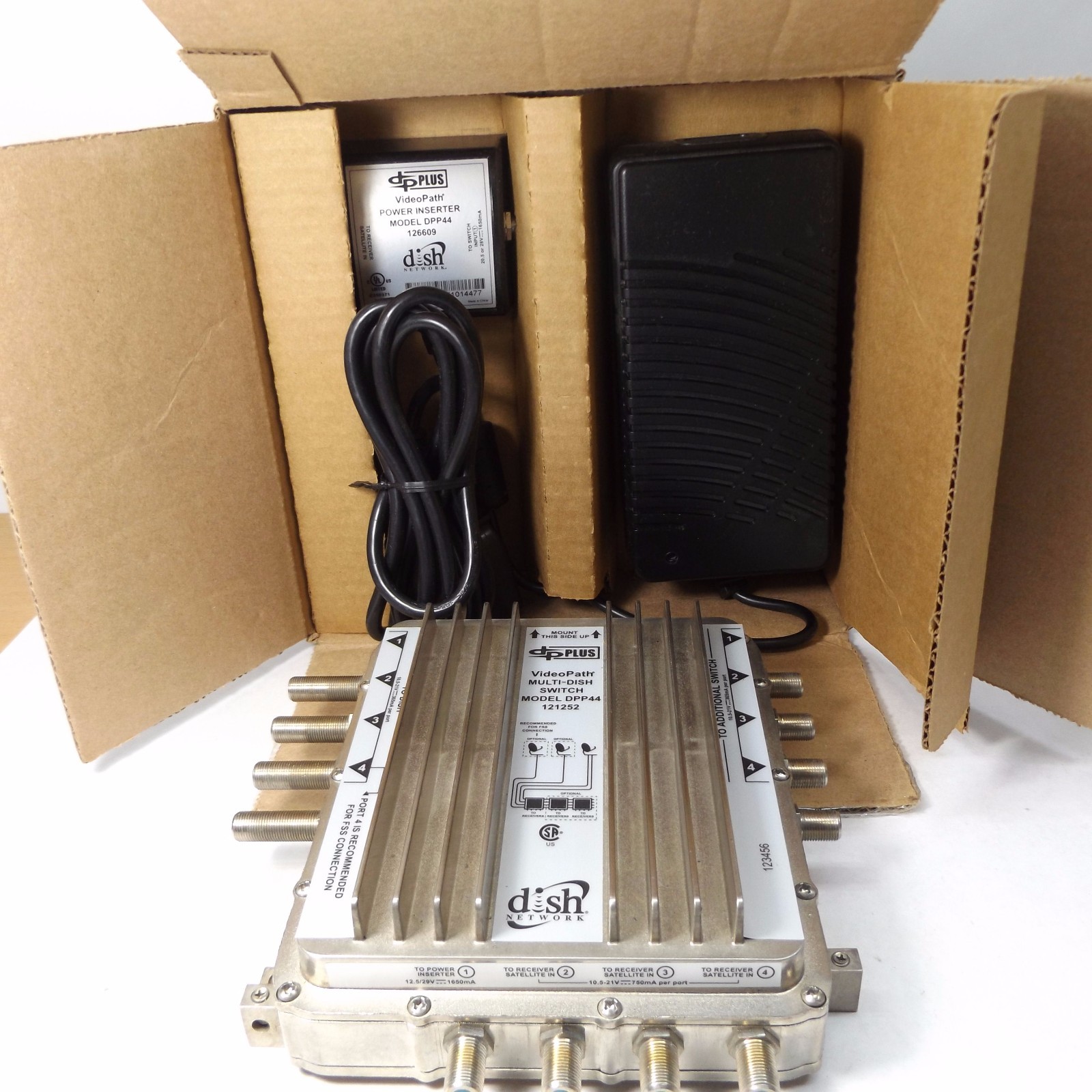 Dish DPP44 Pro Plus 44 131885 Switch & Power Inserter Kit | eBay