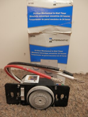 Intermatic IW700K 3 Way Mechanical Timer 72 Trippers Switch only NO ...