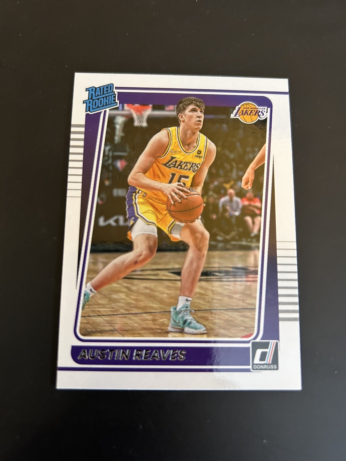 2021-22 Donruss Rated Rookie Austin Reeves RC #298 Los Angeles Lakers ...