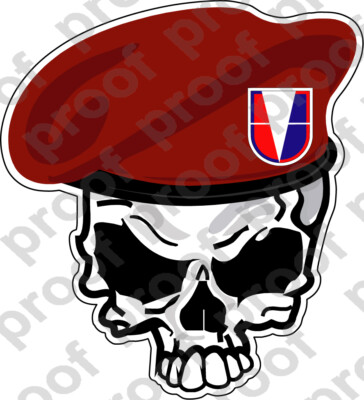 STICKER U S ARMY BERET UNIT 27TH ENGINEER BATTALION SKULL | eBay