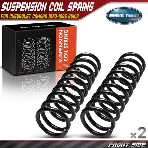 2x Front Coil Springs for Chevrolet Camaro 1970-1985 Buick Skylark ...