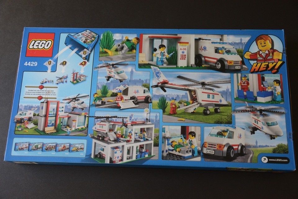 Lego City Helicopter Rescue 4429 Brand New Retired Set (Hospital) | eBay