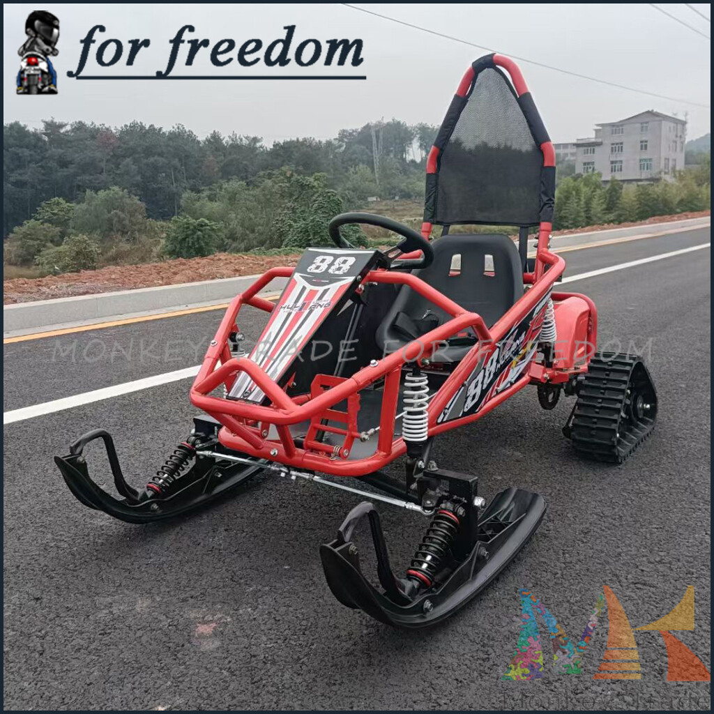 Snowmobile Powered Go Kart