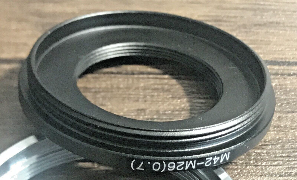 M26 36 tpi Mitutoyo Nikon BD M42 Thread Adapter Olympus neo Splan ...