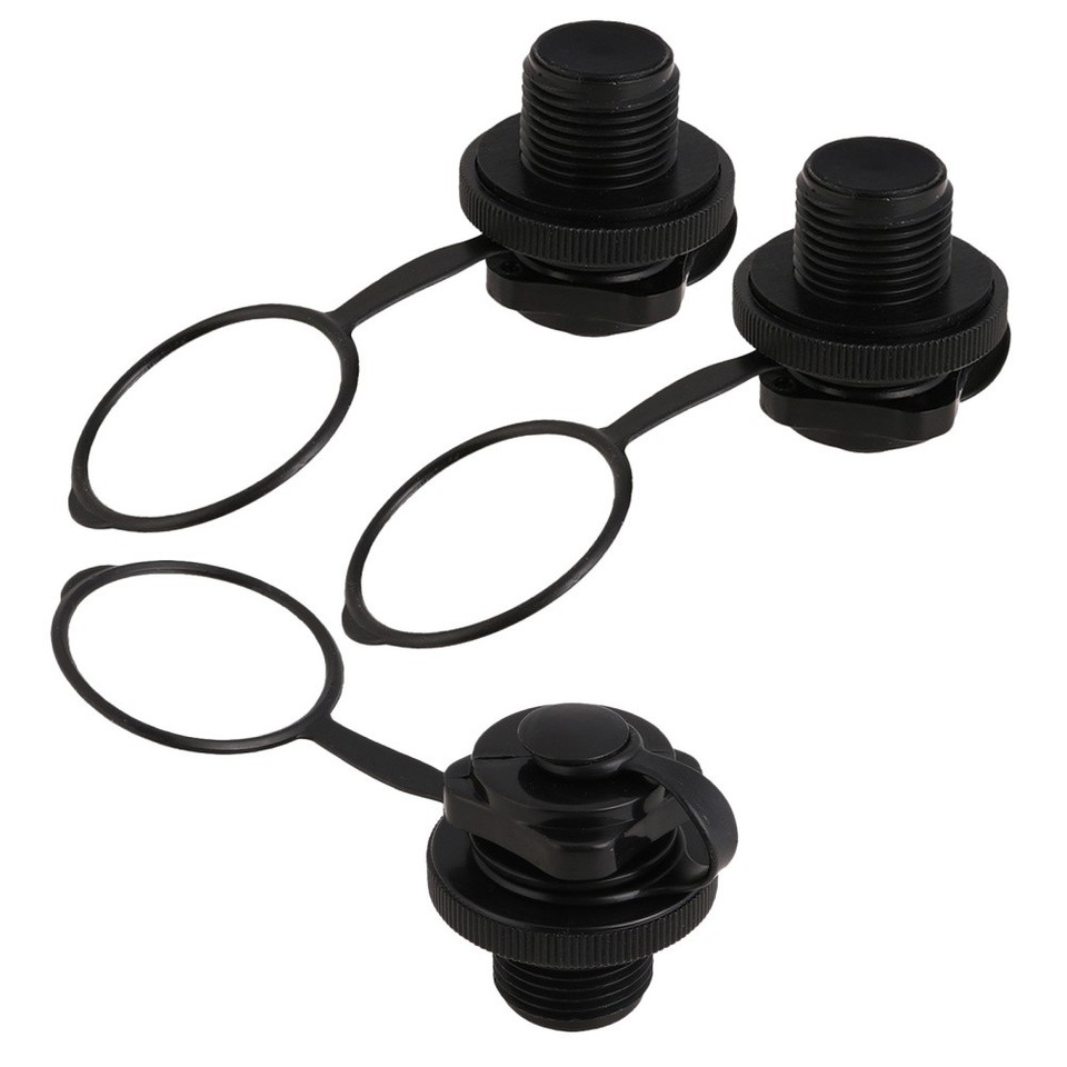 3 Pcs Spiral Air Nozzle Inflatable Plug Replacement Mattress Dinghy ...