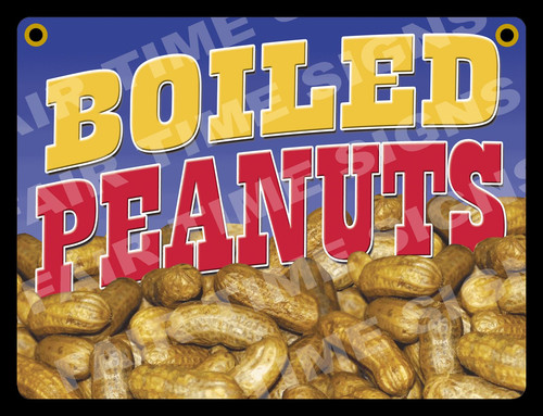 BOILED PEANUTS Concession Sign - Trailer, Restaurant, Stand,12" x 17 ...