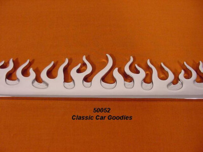 Chrome Billet Aluminum Flames License Plate Frame | eBay