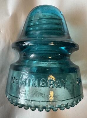 Hemingray 19 Blue Glass Insulator RARE Beehive | eBay