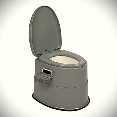 Foldable Portable Camping Toilet Lightweight with Non-Slip Mat ...