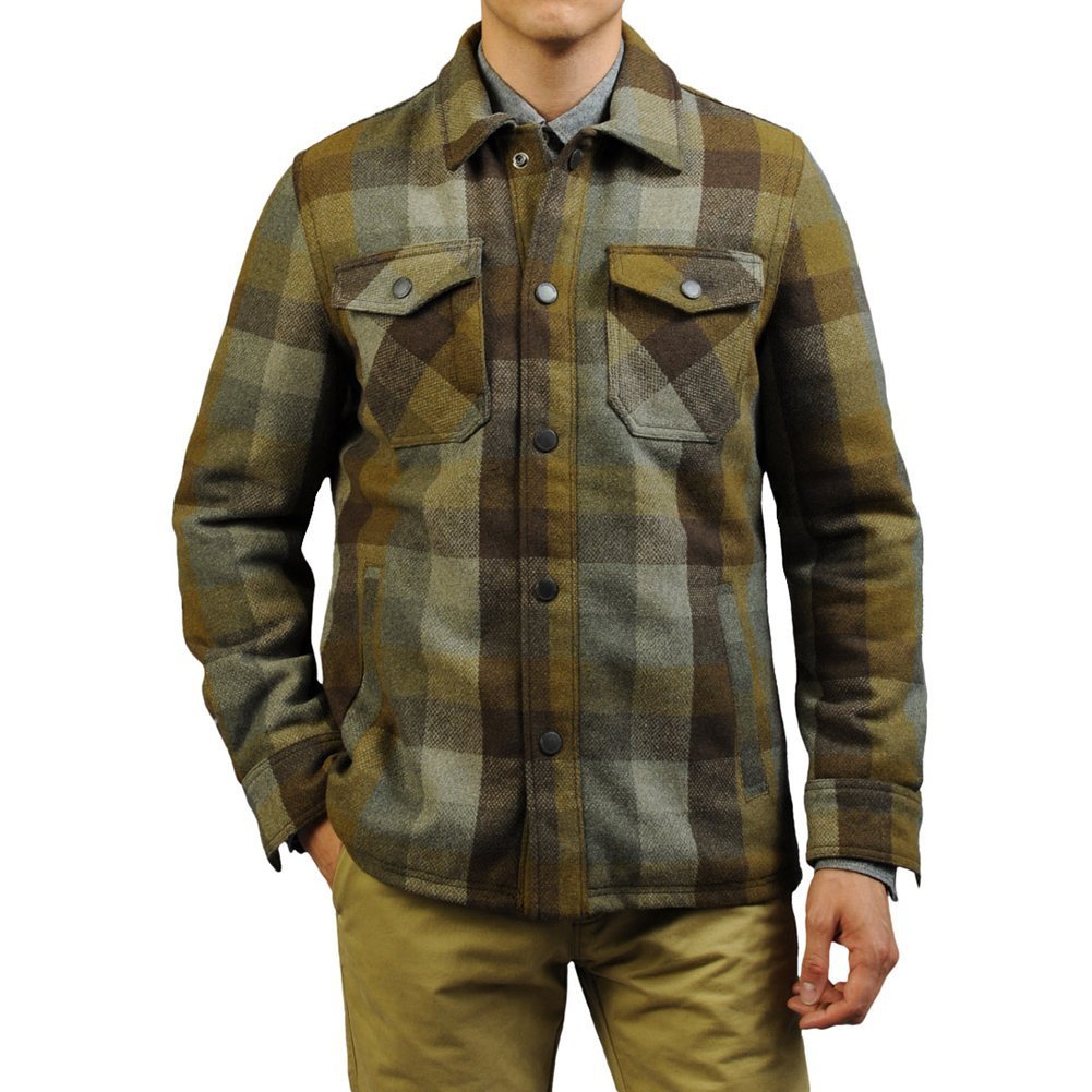 Jeremiah Men's Durham Mush Heather Poly Wool Jacket | eBay