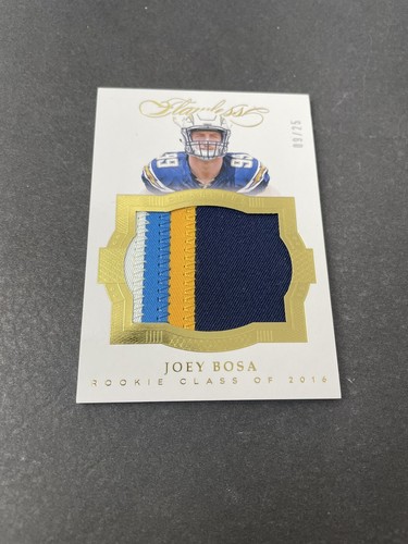 Joey Bosa Flawless GOLD Patch ROOKIE #09/25 Buffalo Bills | eBay
