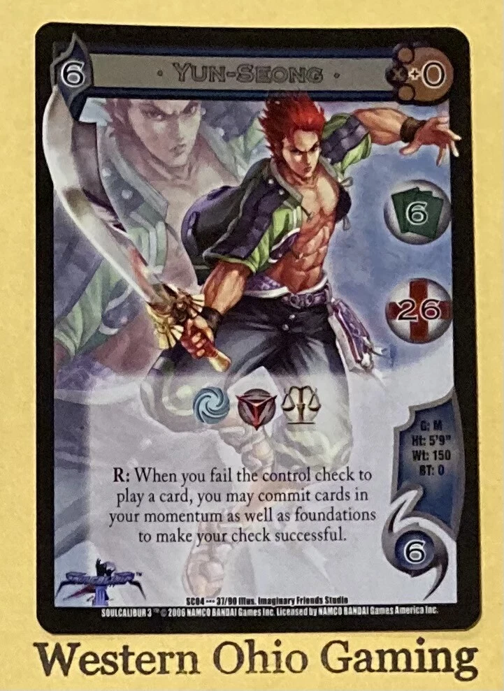 Soul Calibur 3 Yun Seong