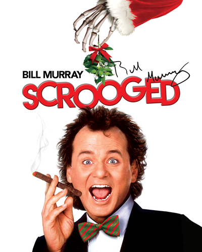 Scrooged signed Bill Murray 8X10 print photo picture poster autograph ...